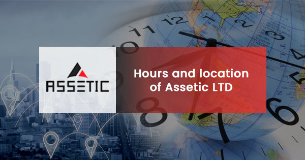 Hours and location of Assetic Ltd